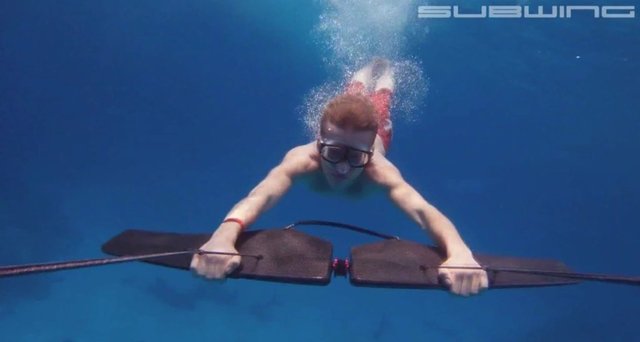 HD Video | New! Subwing, a wing to fly underwater.